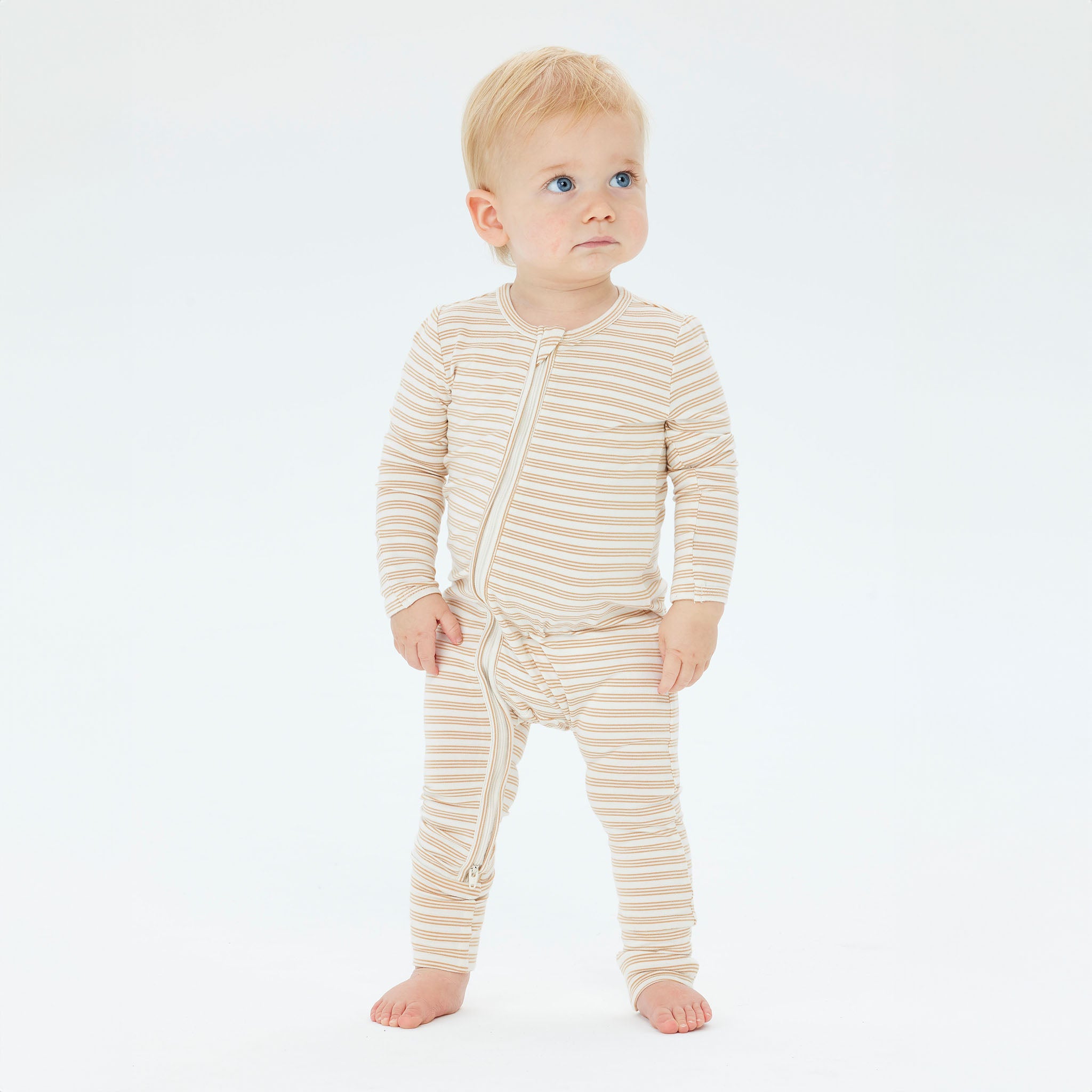 Day or Night Onesie | Neutral Stripe – KYND Baby